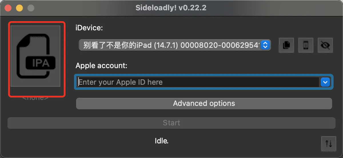 Sideloadly安装IPA教程_吾爱苹果账号网
